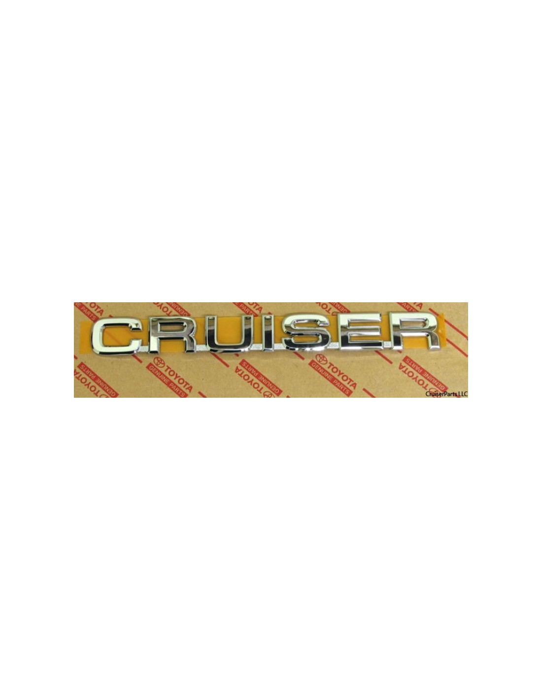 LOGO "CRUISER" REAR DOOR J10 ORIGINAL TOYOTA LAND CRUISER