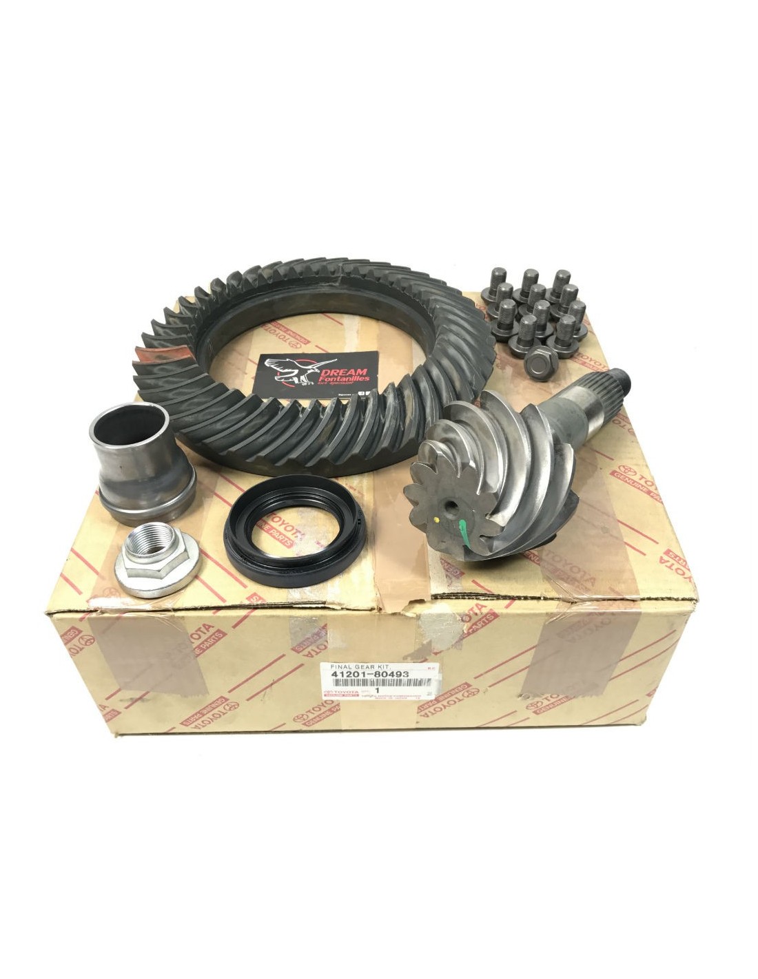 PINION + RING GEAR (43/10) J7/20 ORIGINAL TOYOTA LAND CRUISER REAR