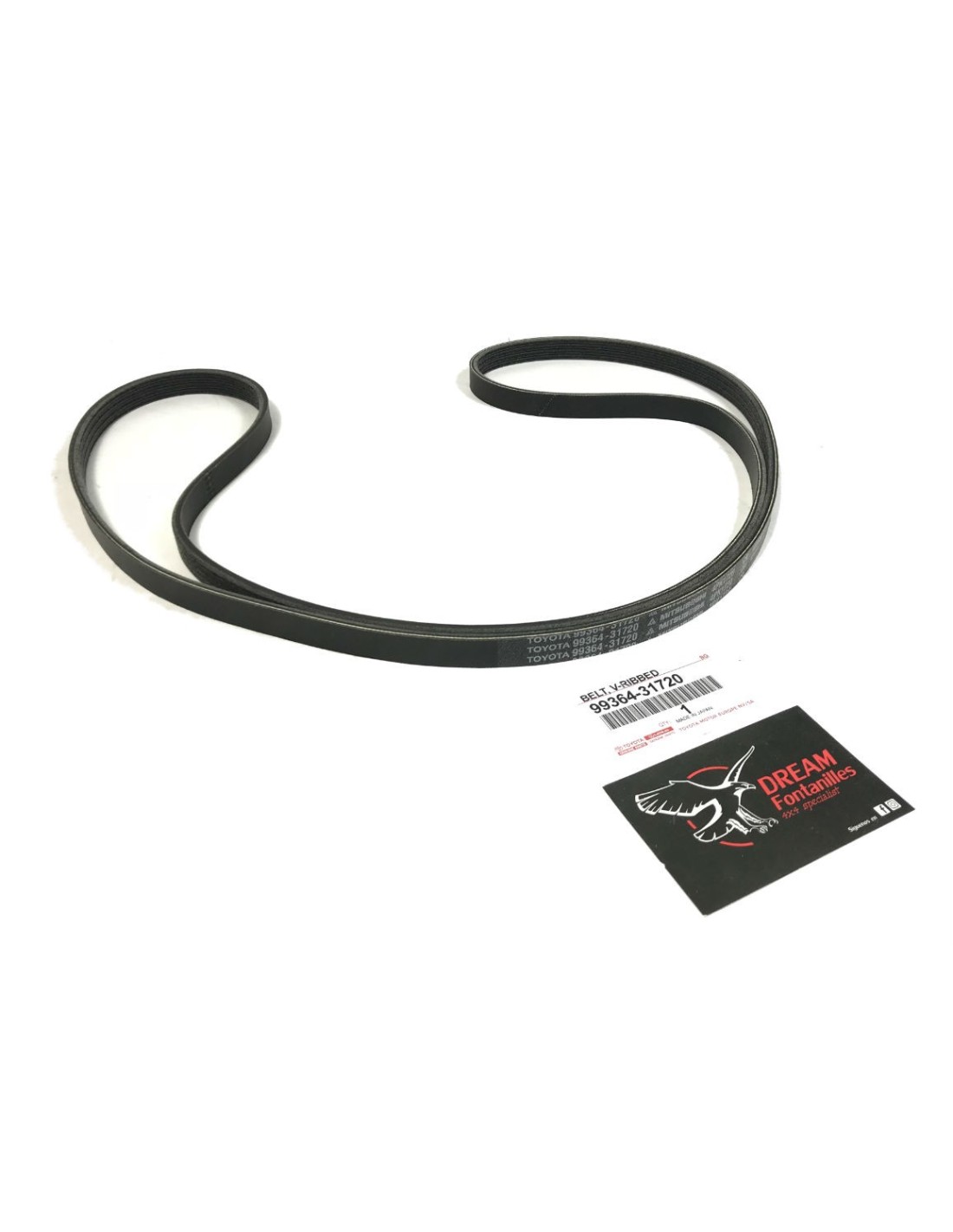 AIR CONDITIONER BELT SMOOTH J10 ORIGINAL TOYOTA LAND CRUISER