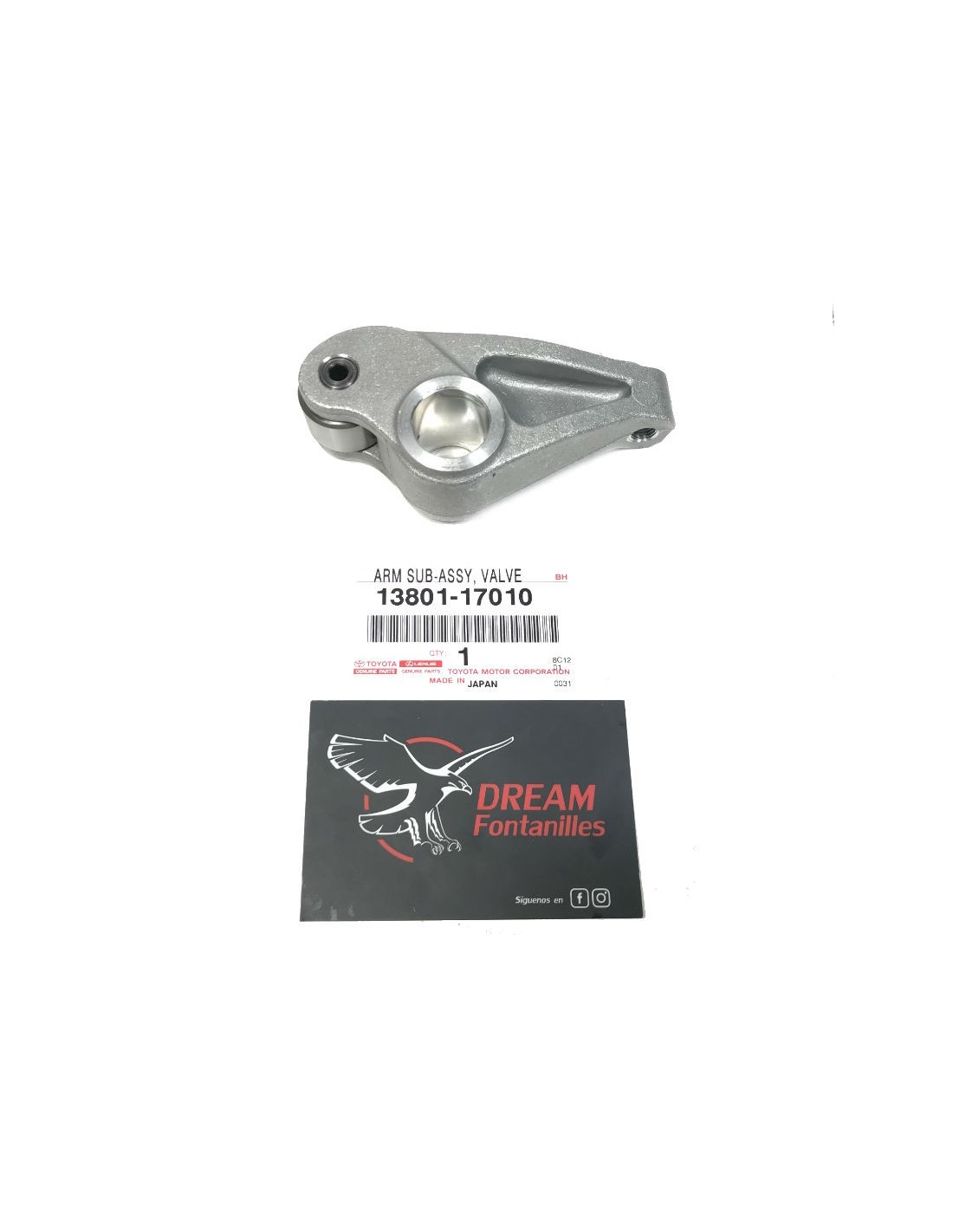 INTAKE ROCKER ARM J8/10 (24v) ORIGINAL TOYOTA LAND CRUISER