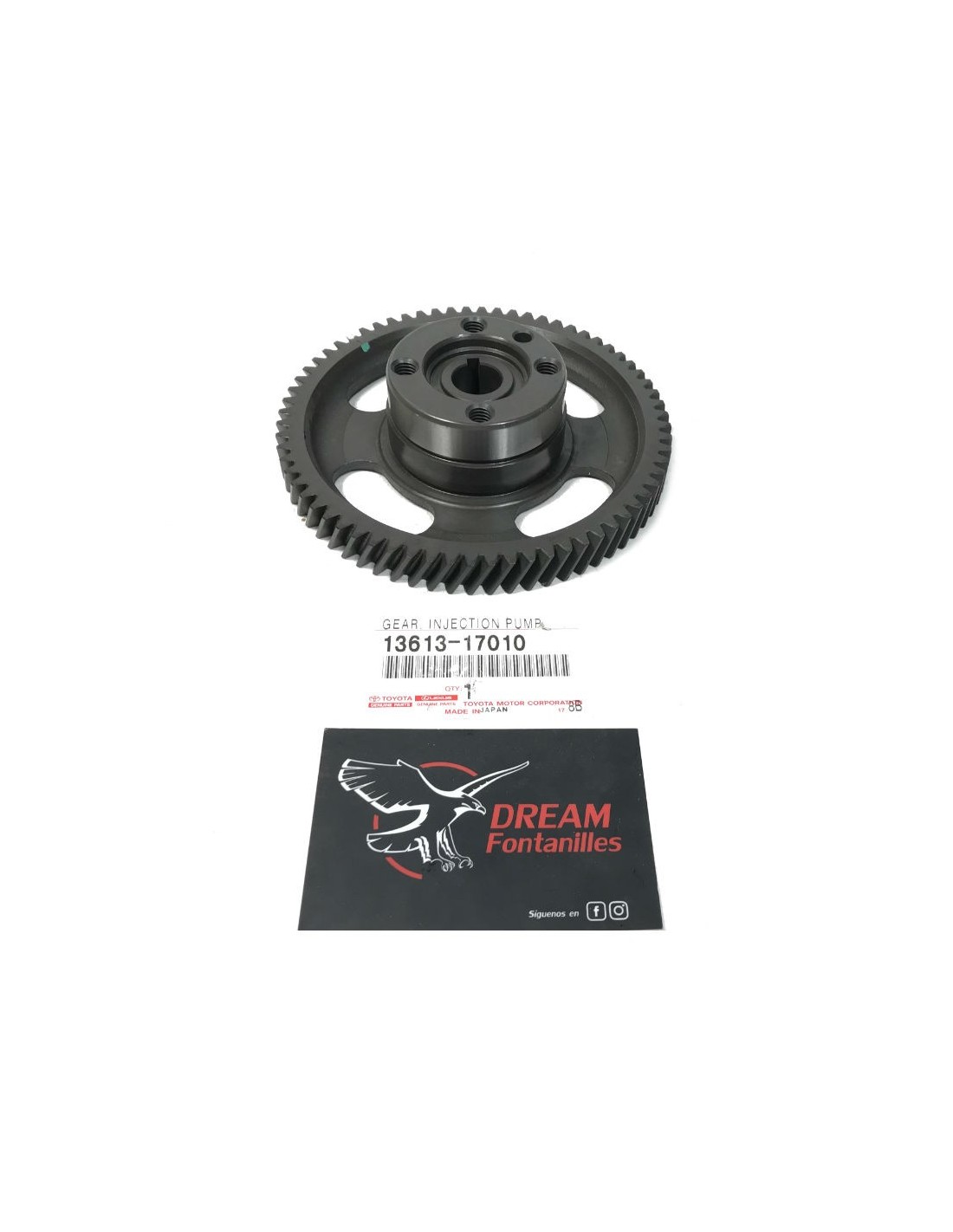 Timing belt fuel pump gear for Toyota Land Cruiser J8 (12V) ORIGINAL ...
