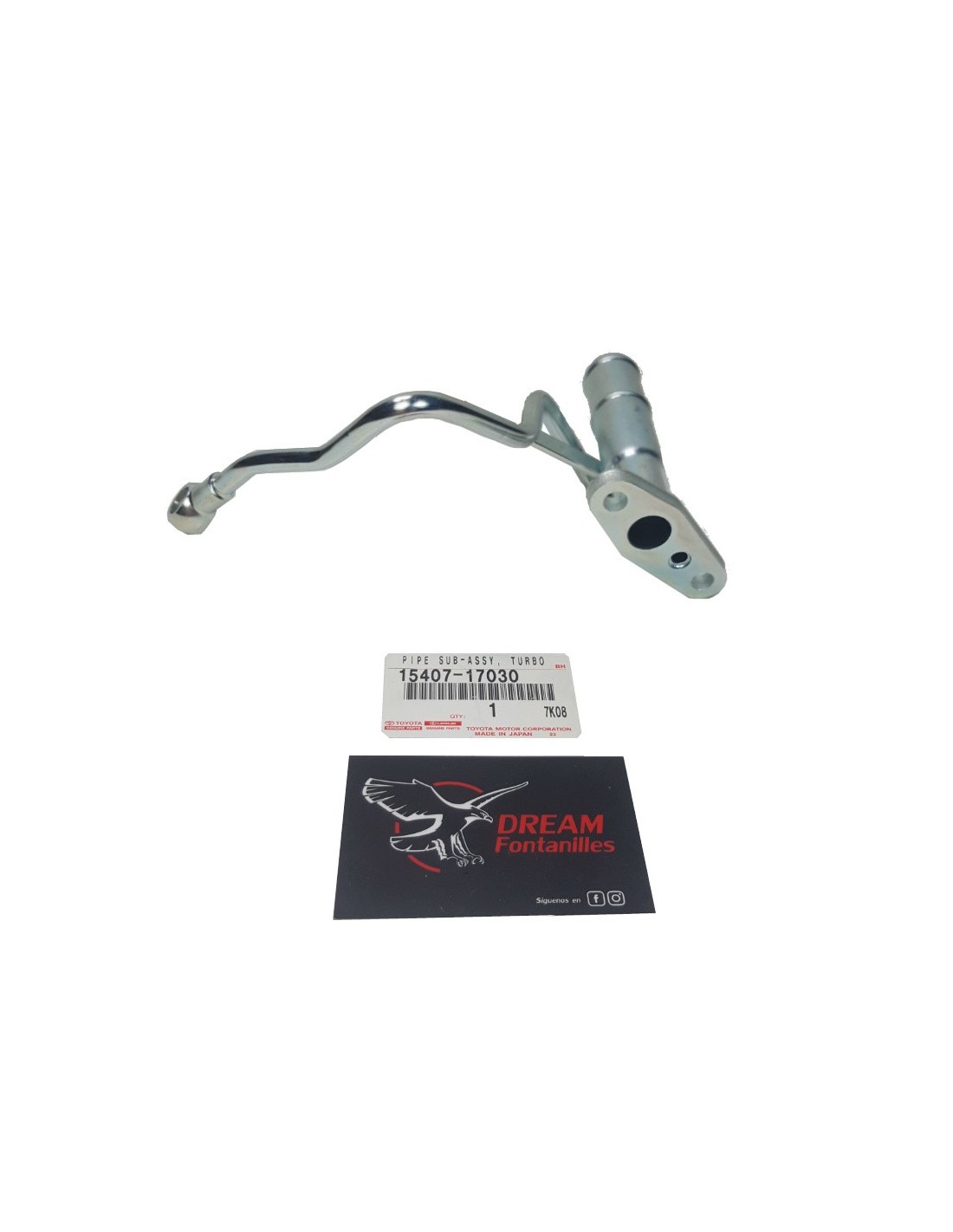 GREASE TUBE TURBO J10 (WITH VARIABLE GEOMETRY) ORIGINAL TOYOTA LAND CRUISER