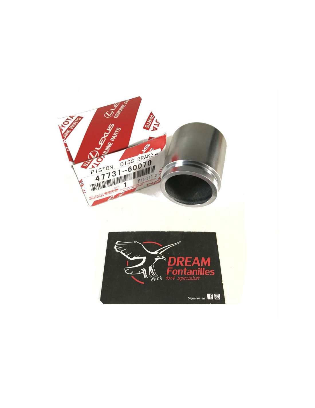 REAR BRAKE CALIPER PISTON PIN FOR FJ CRUISER, ORIGINAL TOYOTA LAND CRUISER