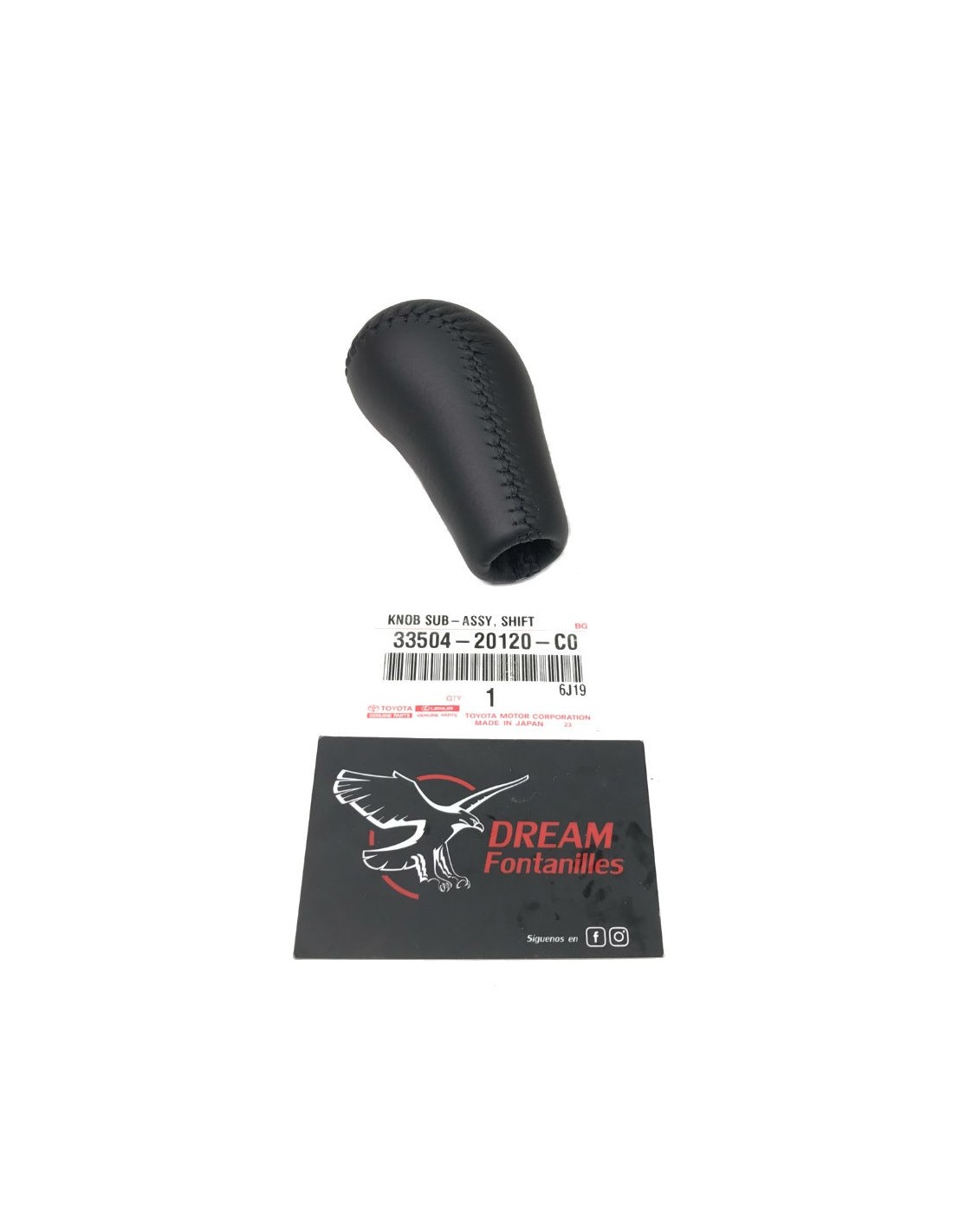 POMO GEAR SHIFT LEVER J8/9/12 (5 SPEED, LEATHER) ORIGINAL TOYOTA LAND ...