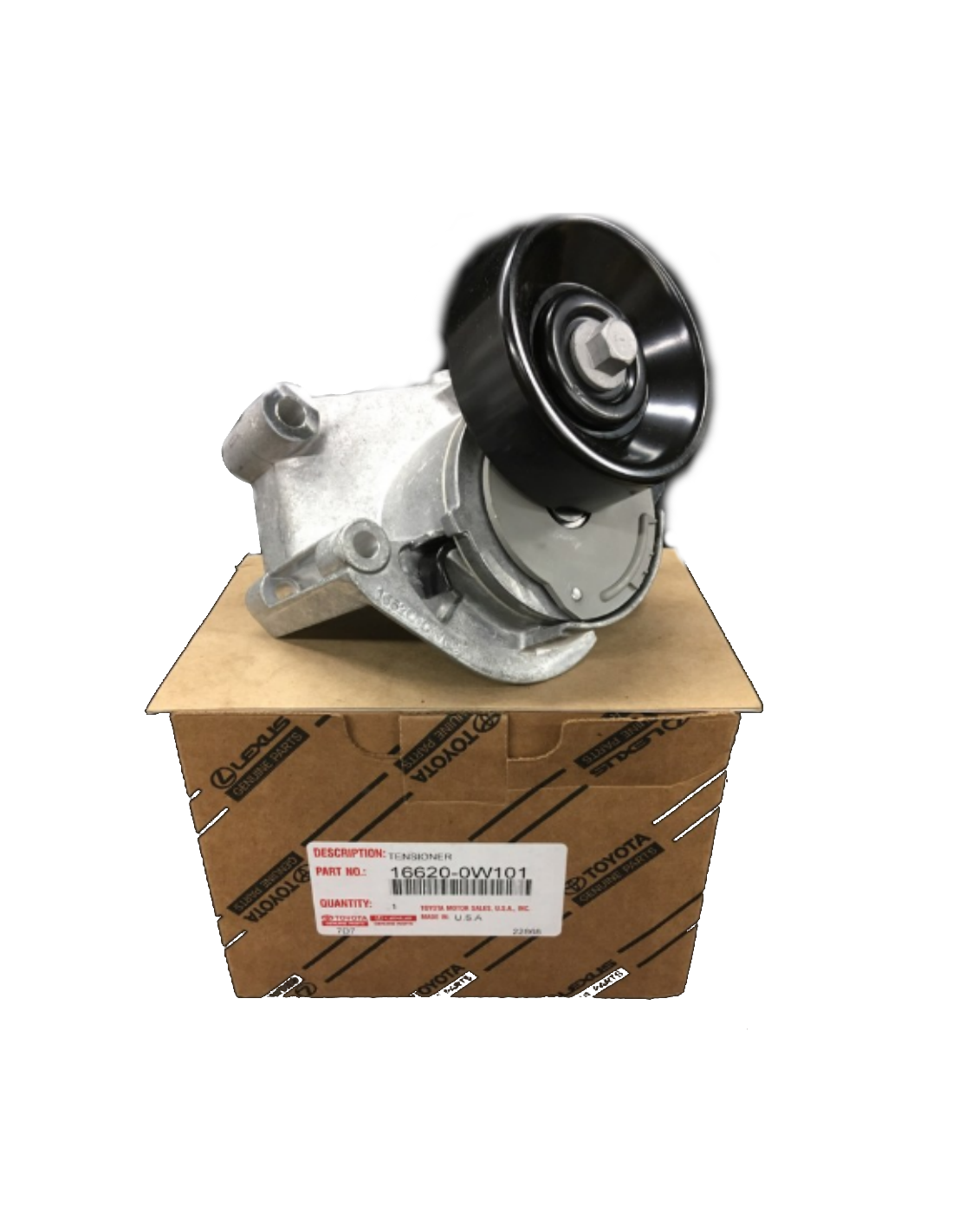 SERVICE BELT TENSIONER J10 (2UZFE) ORIGINAL TOYOTA LAND CRUISER