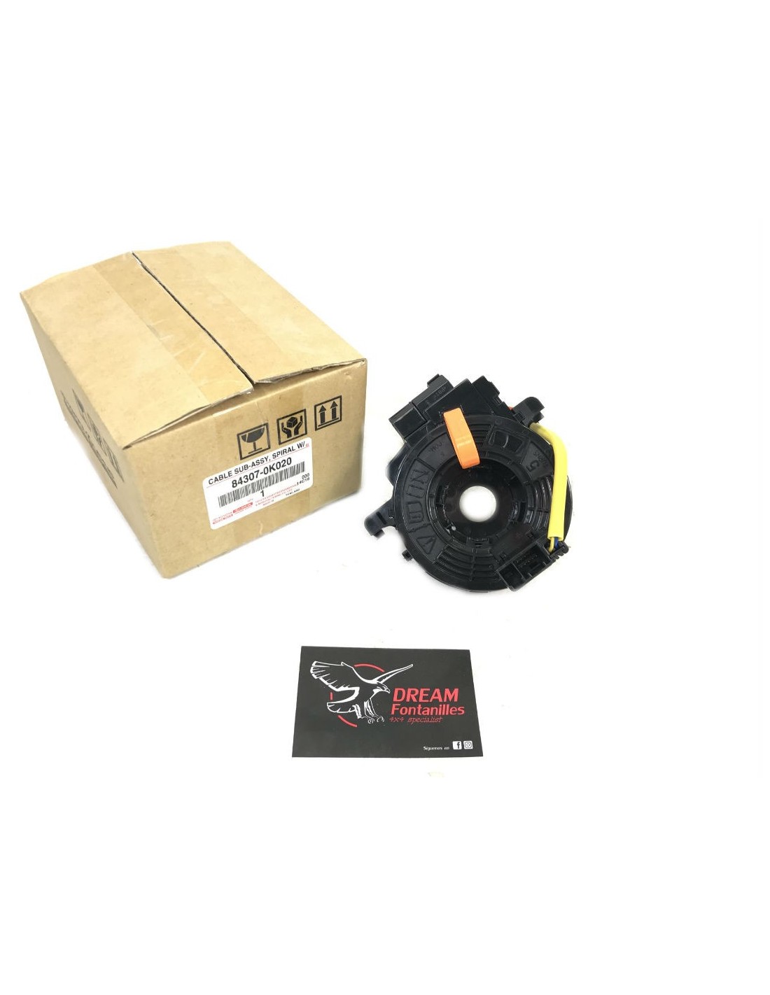 STEERING WHEEL AIRBAG SPIRAL CABLE HILUX (TYPE-E) ORIGINAL TOYOTA LAND ...