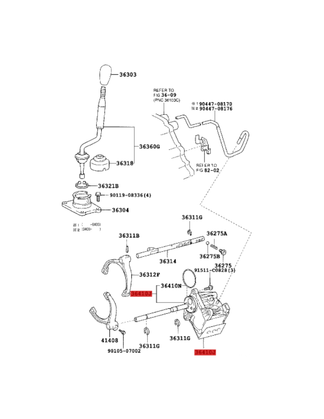 TRANSFER CASE ACTUATOR HILUX (36100-0K400) ORIGINAL TOYOTA LAND CRUISER