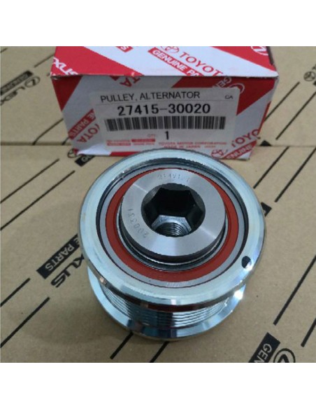 POLEA ALTERNADOR Para Toyota Land Cruiser J12 (MOTOR D4D) ORIGINAL ...