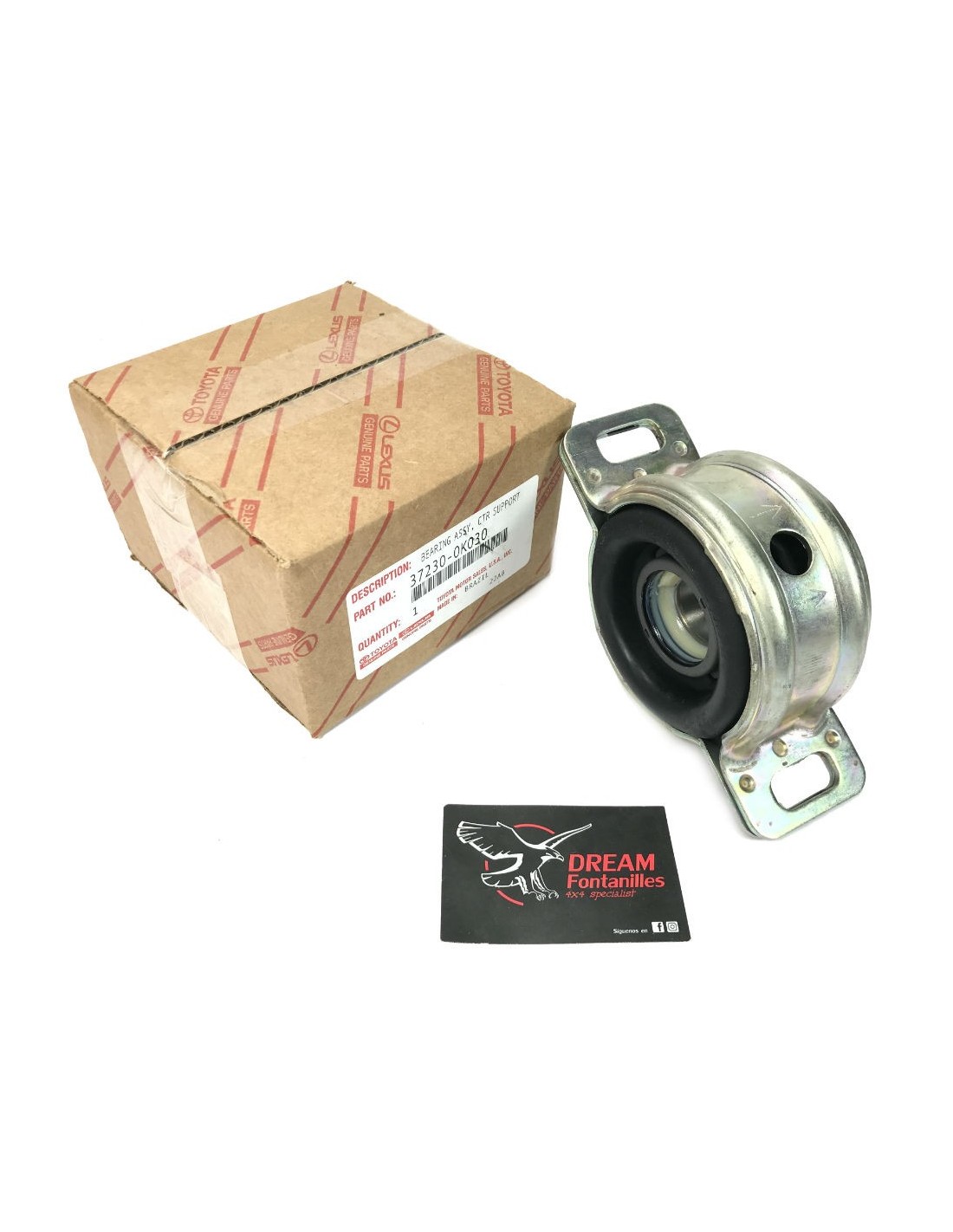 REAR DRIVE SHAFT SUPPORT BUSHING HILUX (2001 to 2004) ORIGINAL TOYOTA ...