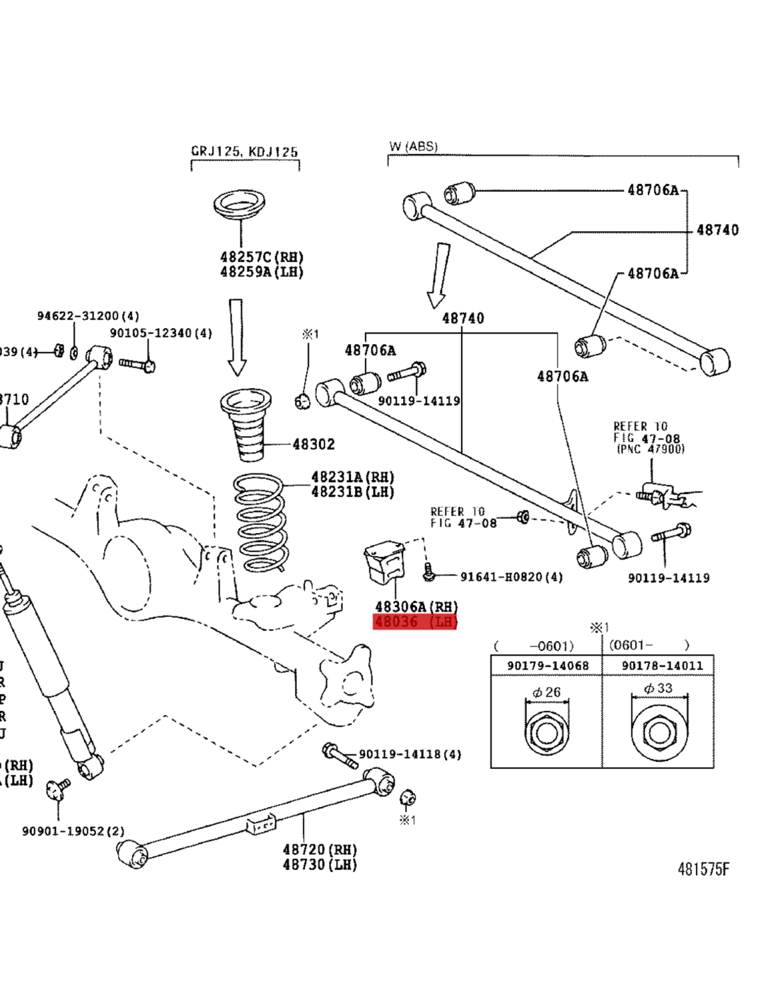 Toyota Land Cruiser Rear Suspension
