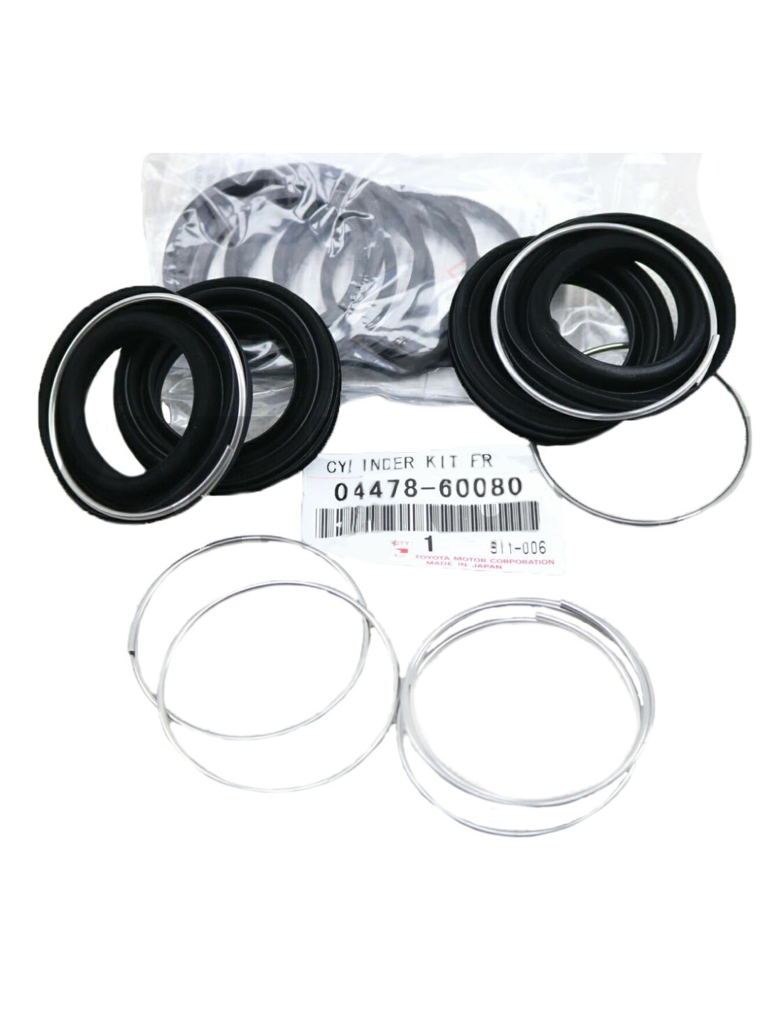 Front brake caliper repair kit for Toyota Land Cruiser J15 - Original ...