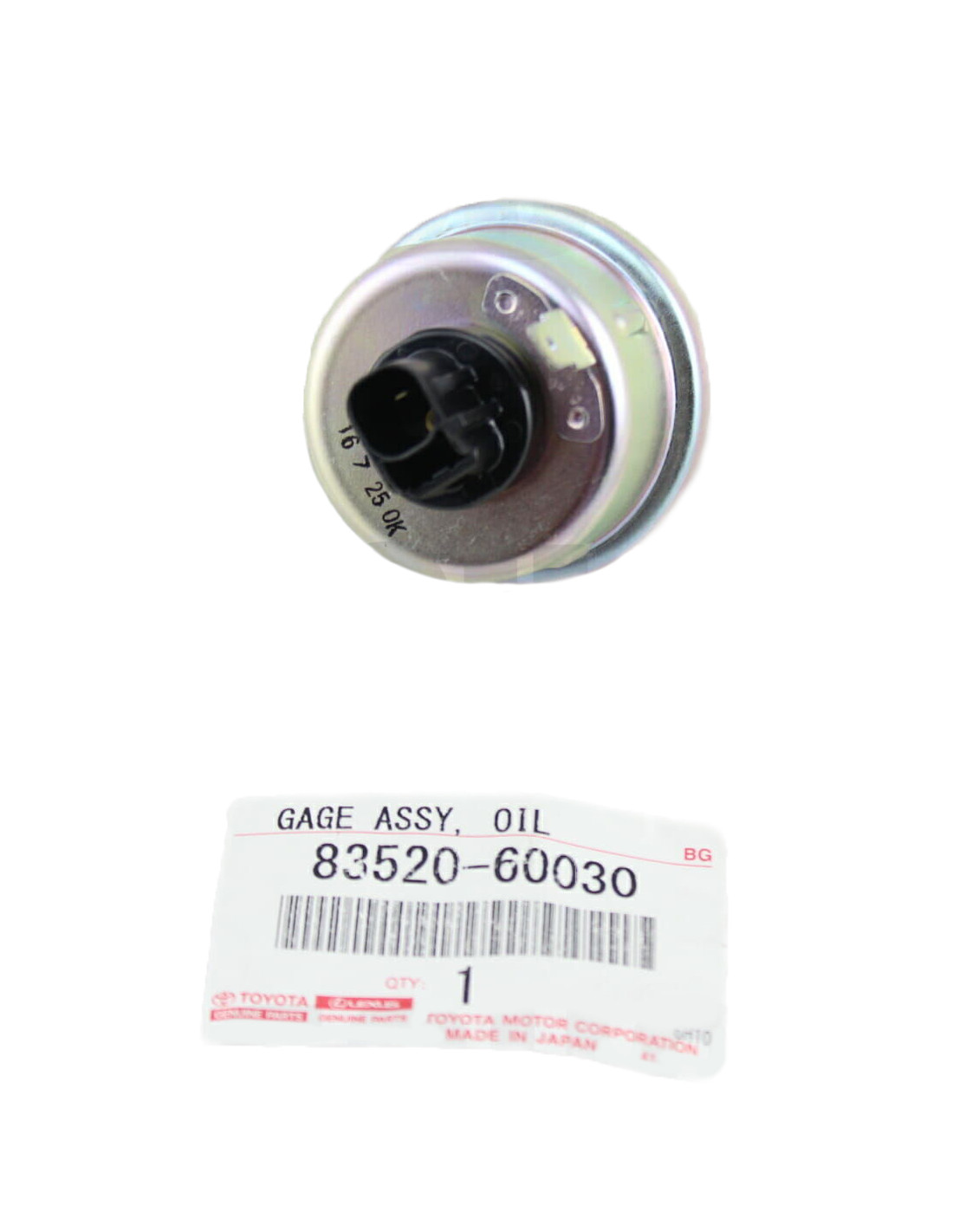 Oil pressure sensor (sender unit) J7 - Original Toyota Land Cruiser