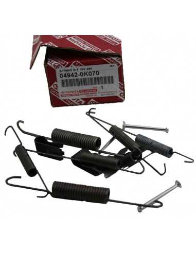 Rear brake spring kit for Toyota Hilux Vigo - Original Toyota Land Cruiser