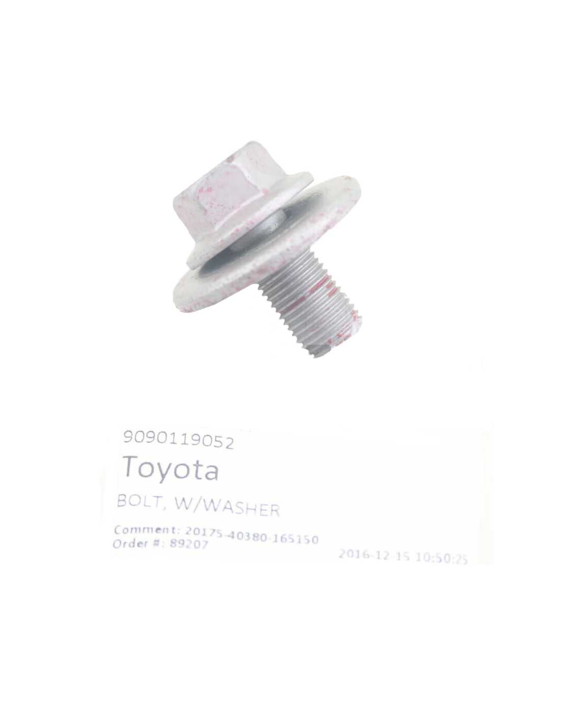 Lower rear shock absorber mounting screw - Original Toyota Land Cruiser