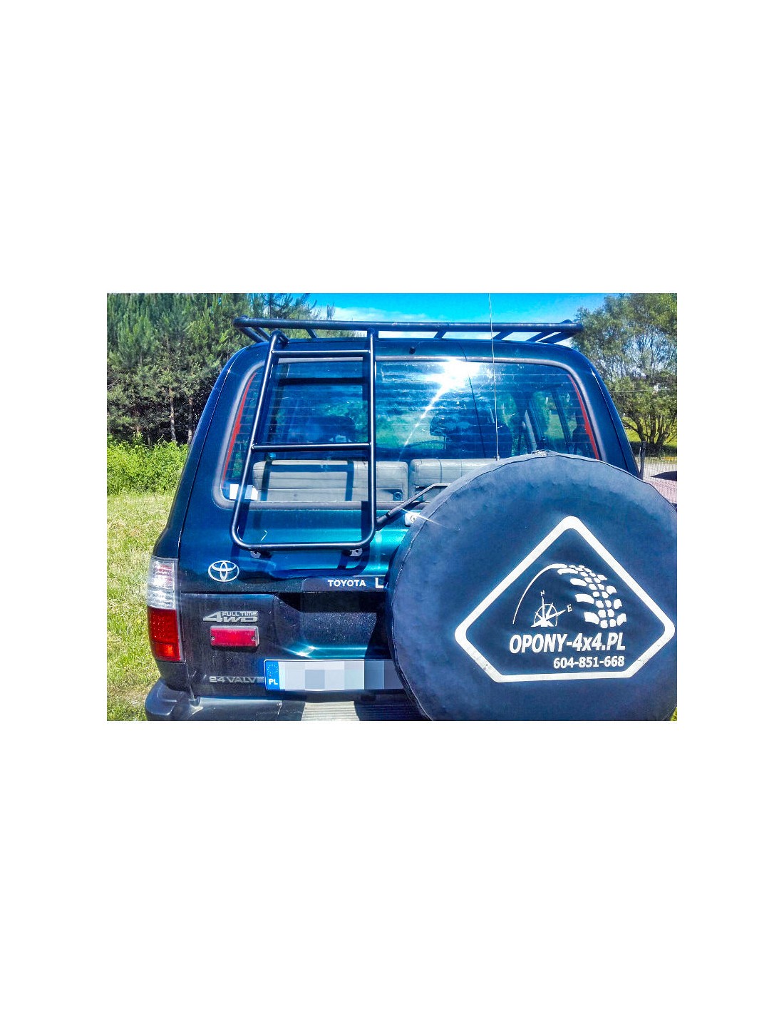 Rear ladder Toyota Land Cruiser J8 - Fabryka 4x4