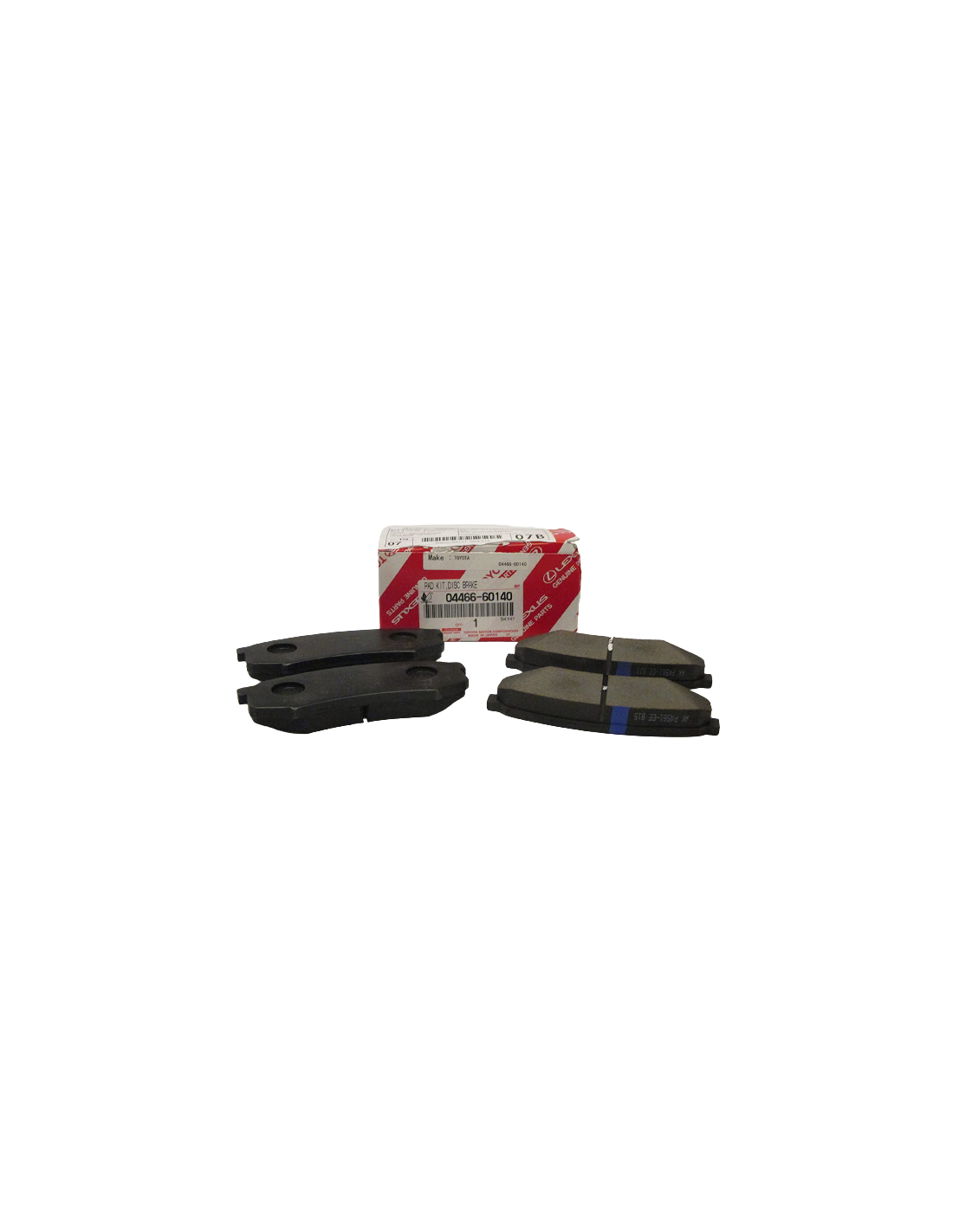 Kit 4 rear brake pads for Toyota Land Cruiser J15(GDJ) - Original ...