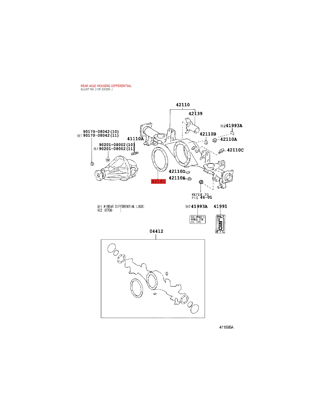 Differential assembly for Toyota Land Cruiser J7/9/hilux/4runner ...