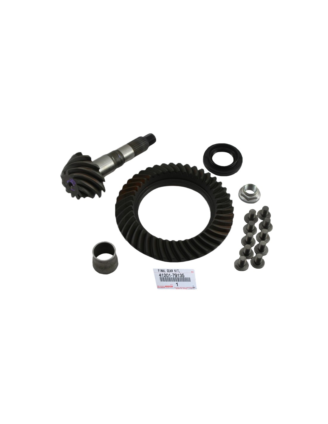 Piñon + front crown for Toyota Hilux (43/12) - Original Toyota Land Cruiser