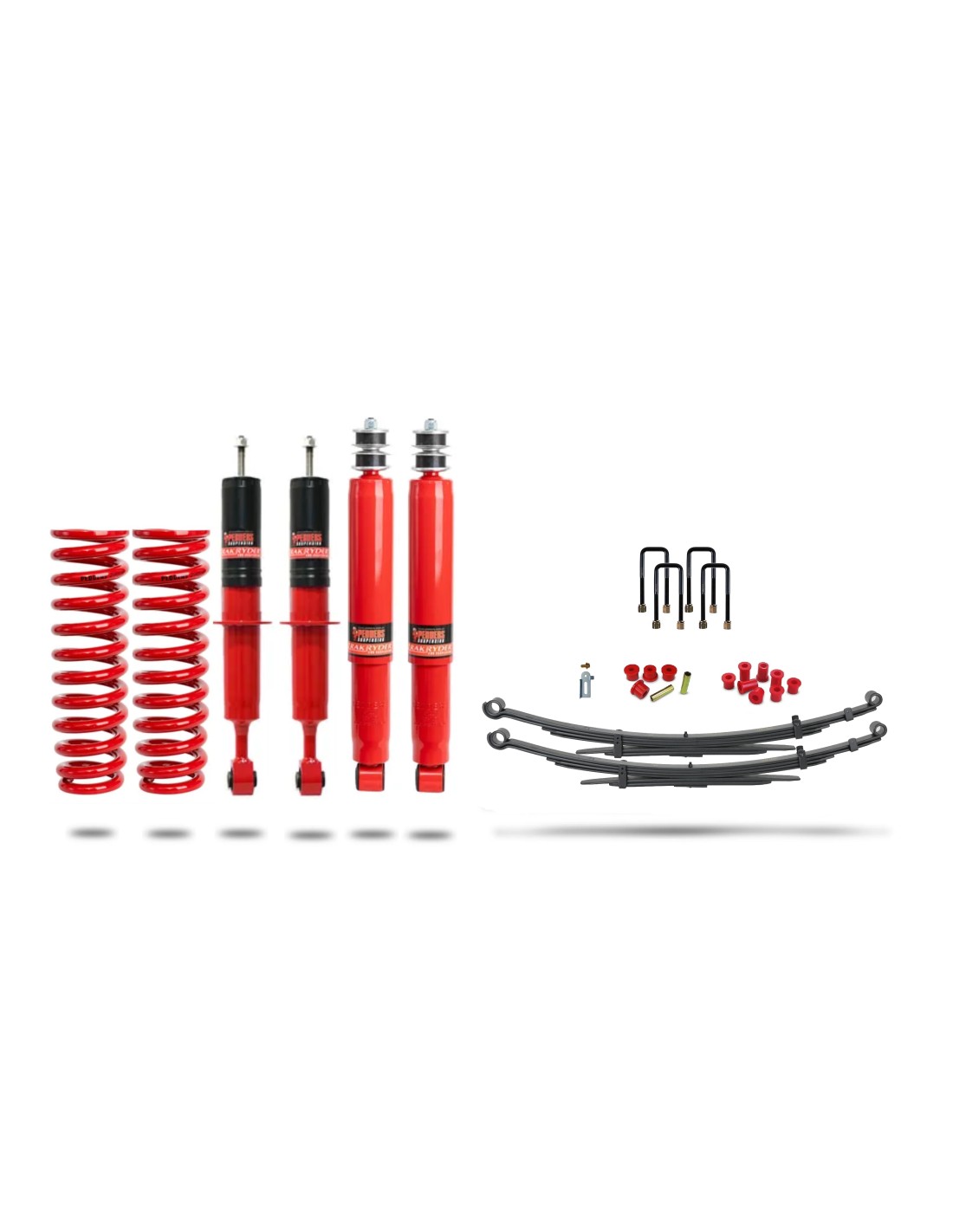 Complete reinforced suspension kit +40mm for Toyota Hilux GR Sport ...