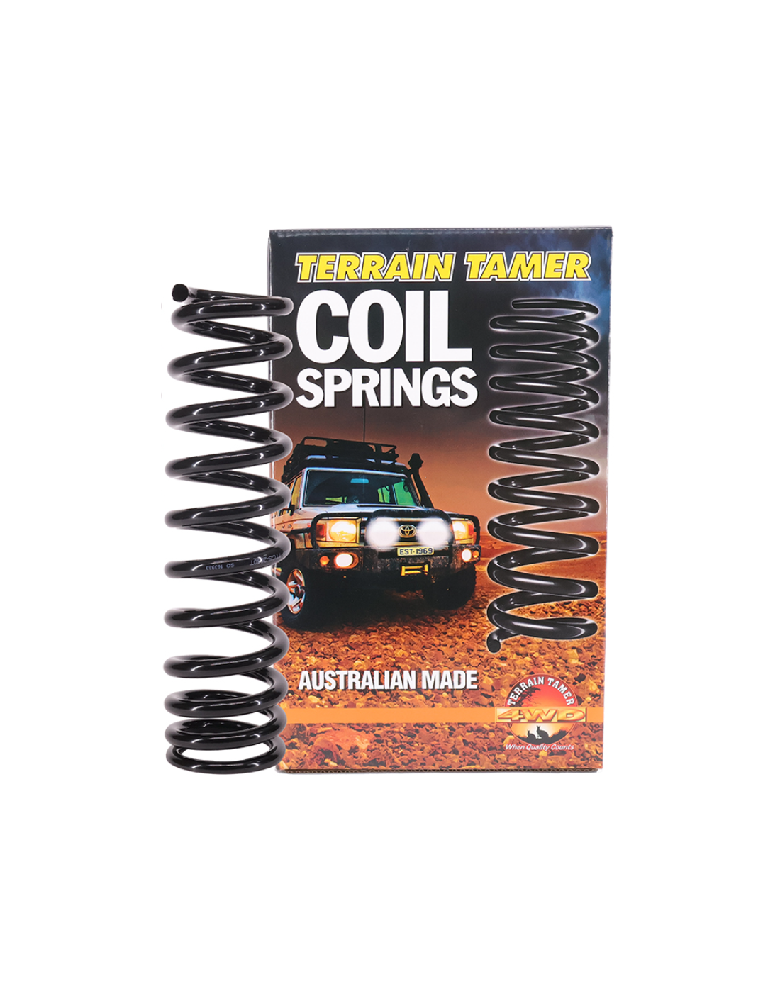 Reinforced Front Spring +50 mm for Toyota Land Cruiser J250 (2024 ...