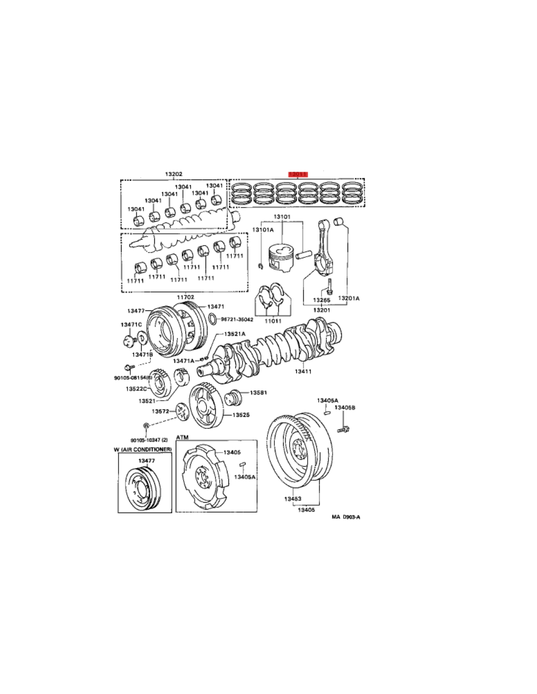 SEGMENT J OR AROS J8 (STANDARD) ORIGINAL TOYOTA LAND CRUISER