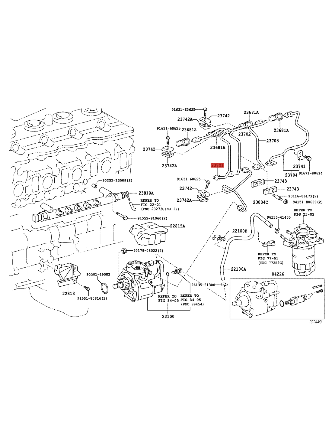 Injector Tube No. 1 (with geometry) For Toyota Land Cruiser J10 ...