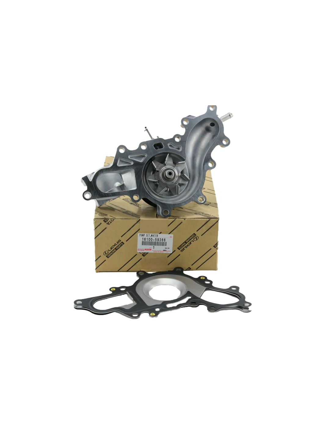 Water pump for Toyota Land Cruiser J20 (engine 1VDFTV) - Original ...