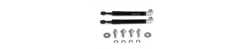 Hood and rear door dampers